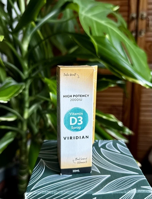 VIRIDIAN VITAMIN D3 2000IU High Potency Spray 20ml £19.36 - PicClick UK