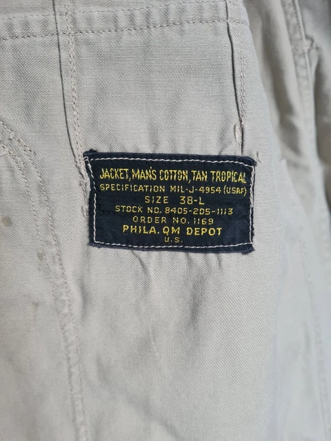 ORIGINAL USAAF / USAF Tropical Bush Jacket £39.99 - PicClick UK