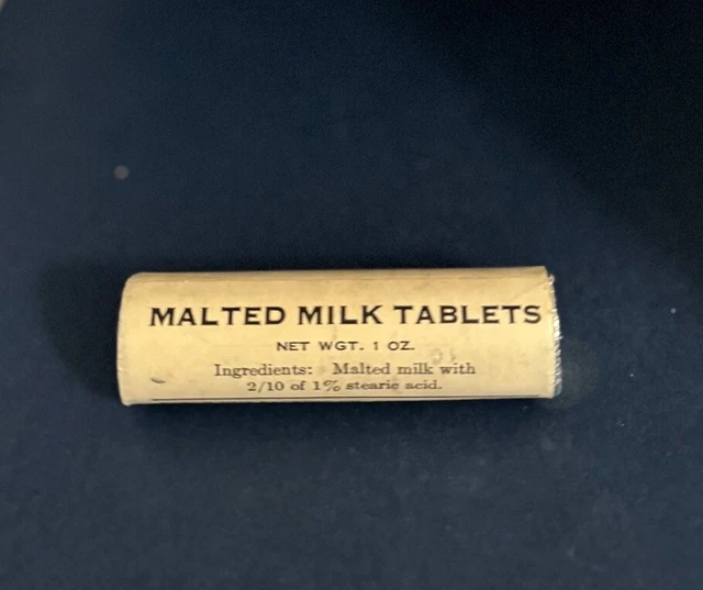 WW2 US ARMY Ration MALTED MILK TABLETS 101 Airborne Division No Helmet ...