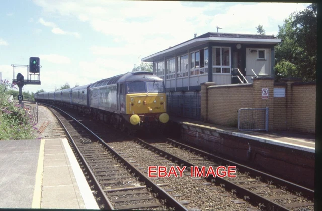 ORIGINAL 35MM SLIDE CLASS 47 LOCO NO 47841 AT WARRINGTON CENTRAL ...