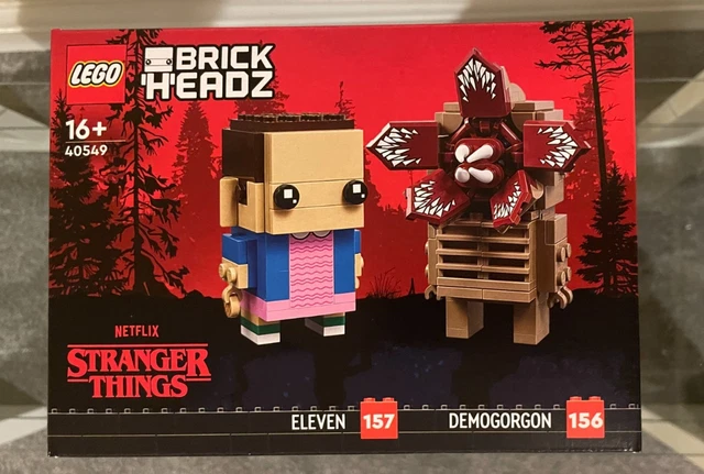 LEGO BRICKHEADZ 40549 STRANGER THINGS DEMOGORGON & ELEVEN, Retired ...
