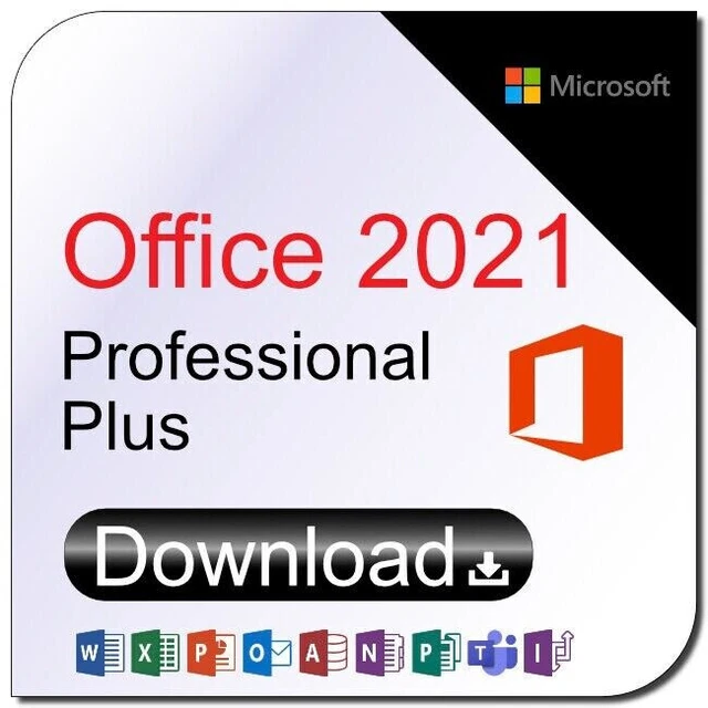 MICROSOFT OFFICE PROFESSIONAL Plus 2021 NUOVO ESD Windows Licenza a ...