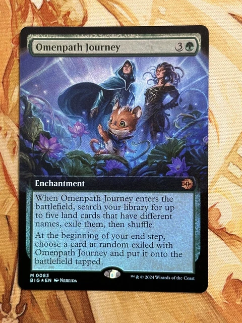 OMENPATH JOURNEY #83 Mythic, Borderless LAMINA, quasi nuova, Outlaws ...