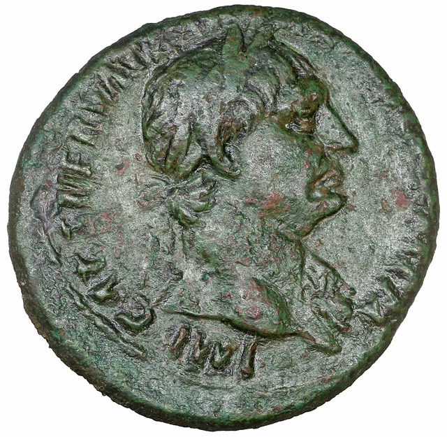 TRAJAN AS BRONZE old ancient roman coin Rome Empire antike romische ...