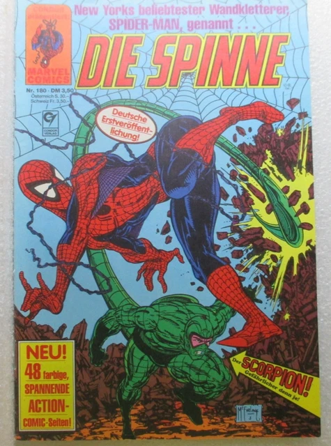 NACHLASS CHANCE COMIC Seltenheit DIE SPINNE Marvel Condor Erstauflage ...