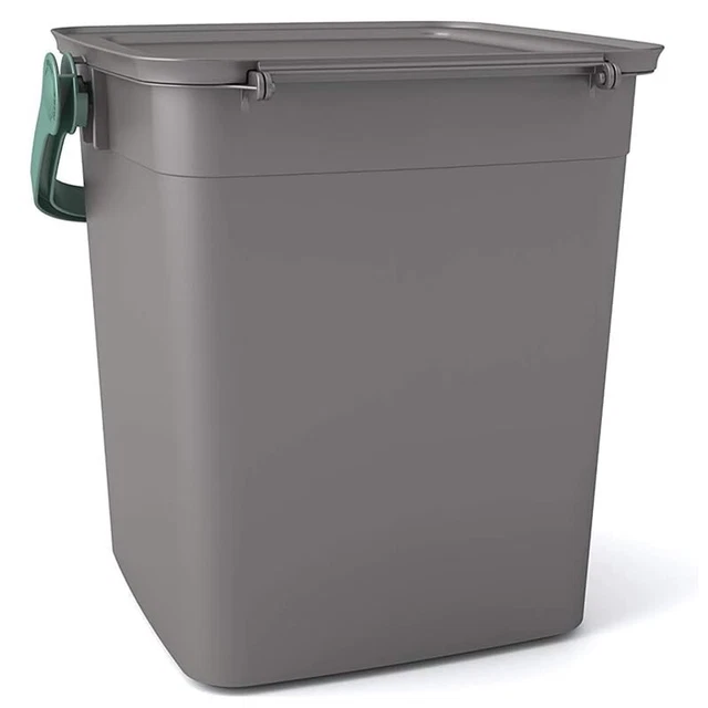 PATTUMIERA RACCOLTA DIFFERENZIATA Grigio 9Lt Bidoni Spazzatura Compost ...