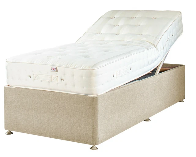 SINGLE SIZE ELECTRIC adjustable rise recline bed.Adjustamatic reclining ...
