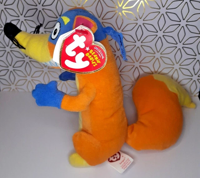 VTG ORIGINAL TY Swiper from Dora the Explorer Beanie Babies 2008 stuffy ...
