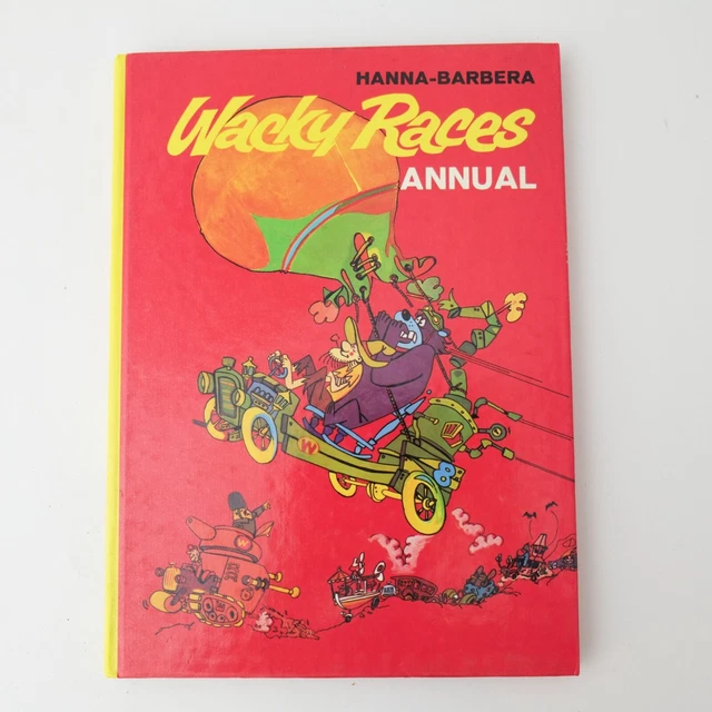 WACKY RACES ANNUAL 1974 Vintage 70s Hanna-Barbera Dick Dastardly ...