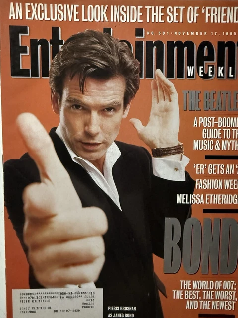 ENTERTAINMENT WEEKLY MAGAZINE Nov 17, 1995 Pierce Brosnan-James Bond ...