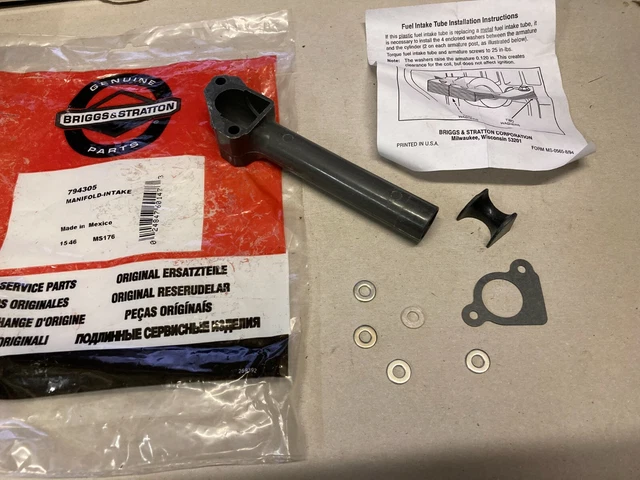 ORIGINAL BRIGGS & Stratton Intake Manifold Pt No. 794305 £20.00 ...