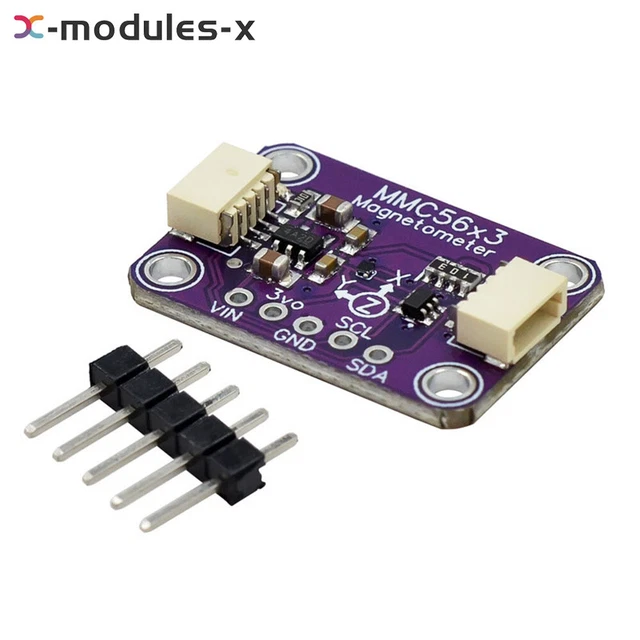 3-AXIS MAGNETIC SENSOR Triaxial Magnetometer Module MMC5603 For STEMMA ...
