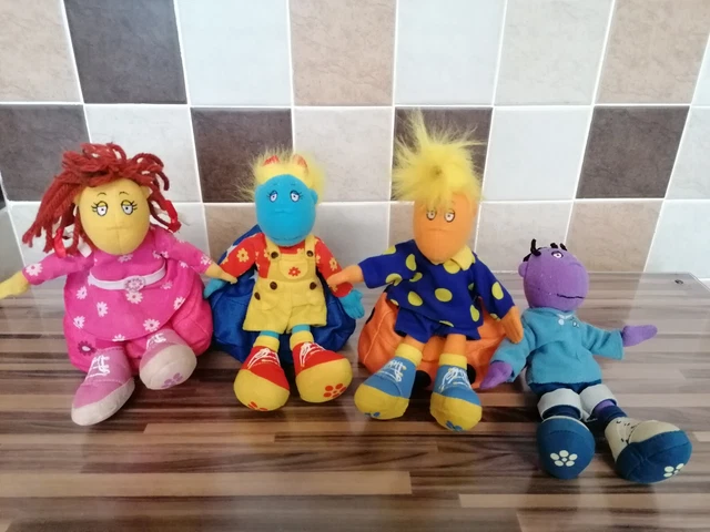 VINTAGE THE TWEENIES Plush Bean Bag Bundle ~ Jake, Fiz, Bella and Milo ...