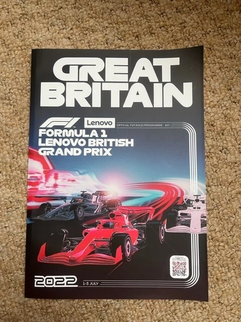 FORMULA 1 F1 Programme Great Britain 2022 Official Race Programme ...