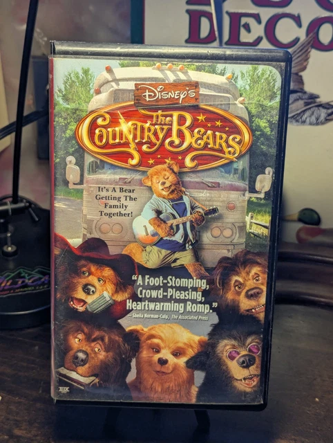 COUNTRY BEARS, THE (2002) Disney VHS Clamshell (G) WORKING! (Hollywood ...