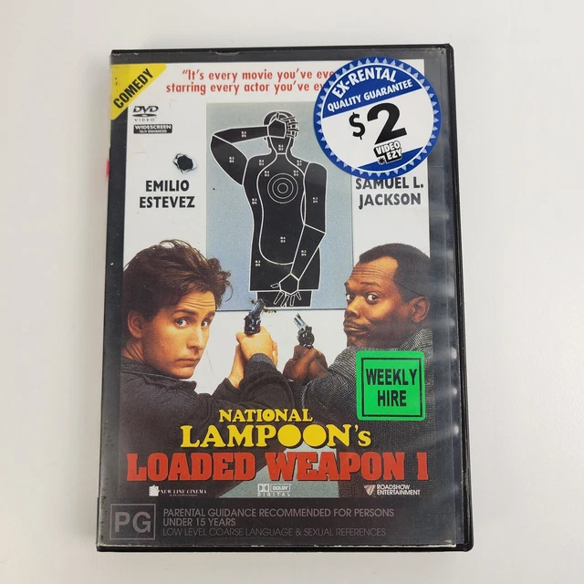 NATIONAL LAMPOON'S LOADED Weapon 1 Samuel L Jackson DVD Region 4 PAL ...