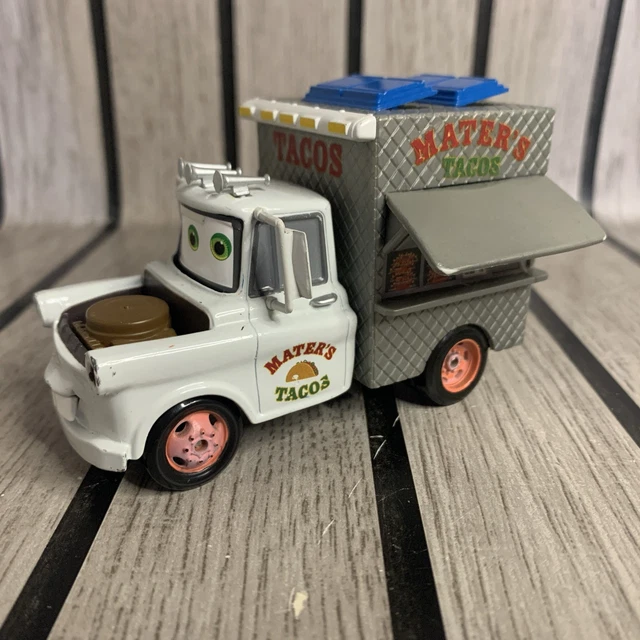 DISNEY PIXAR CARS Diecast Mater Taco Truck 1:43 loose HTF £24.99 ...