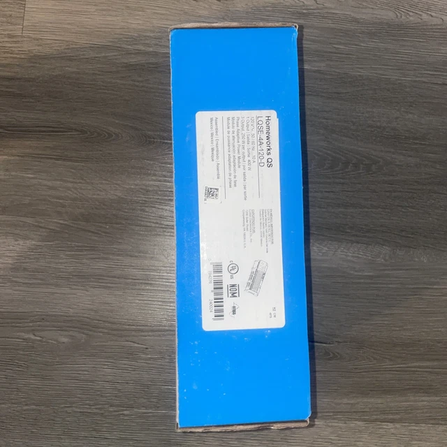 LUTRON LQSE-4A-120-D HOMEWORKS QS DIN Phase Adaptive Dimming Module New ...