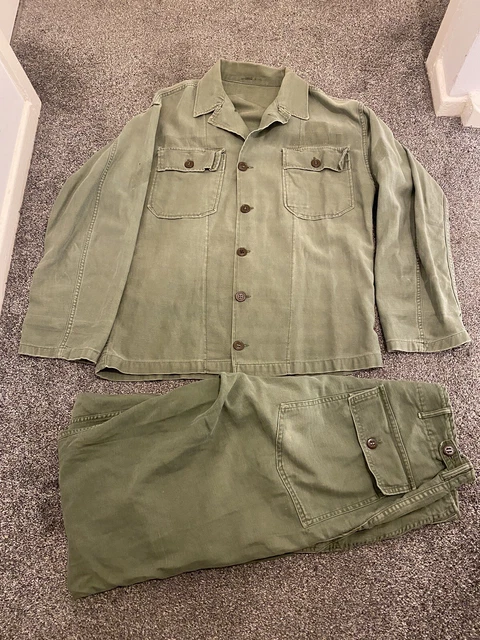 VIETNAM WAR US Army Utility Uniform Set 1st Pattern £70.00 - PicClick UK