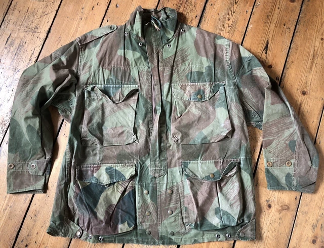 BELGIAN DENISON CAMO Smock Canvas 1950’s Raka Paratrooper Camouflage £ ...