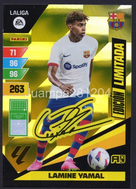 YAMAL SIGNATURE LAMINATE Limited Edition 2023-24 Chrome Adrenalyn ...