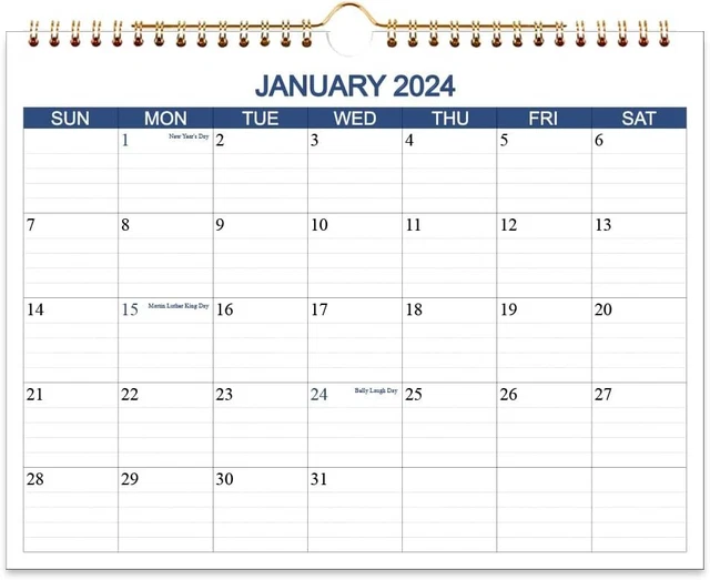 CALENDAR 2024-2025 - Wall Runs April 2024 to June 2025-15 Blue $16.66 ...