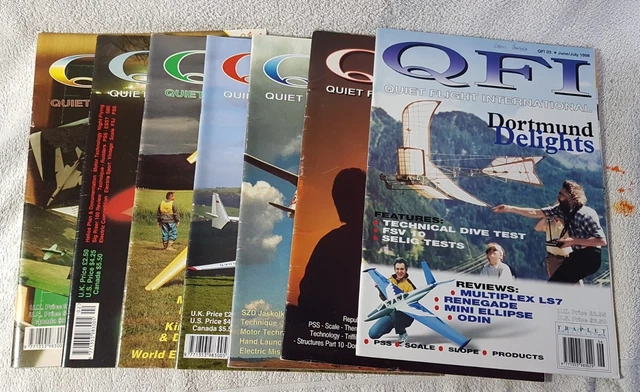 7 X VINTAGE Quiet Flight International Magazines Jan - June 1995 + June ...