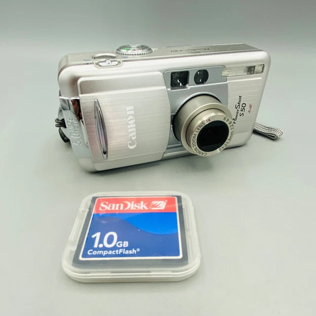 APPAREIL PHOTO NUMÉRIQUE Canon PowerShot S50 5,0 mégapixels argent ...