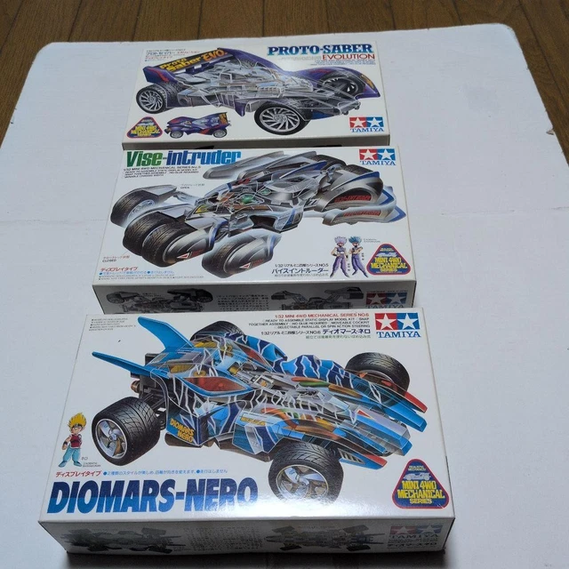 TAMIYA MINI 4WD 3-teiliges Set PROTO-SABER EVOLUTION Schraubstock ...