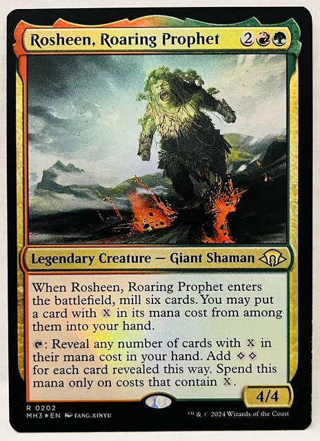 MTG-ROSHEEN, ROARING PROPHET - #202-Foil - Modern Horizons 3 - Neuf ...