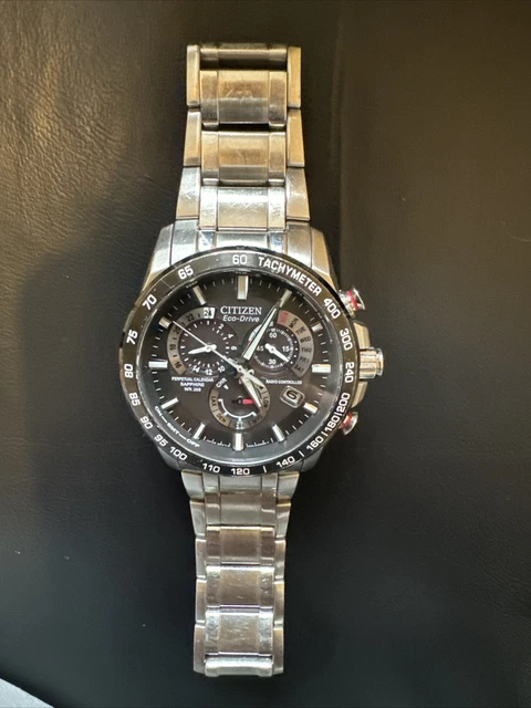 CITIZEN ECO-DRIVE GENTS Perpetual Chrono A.T Watch CB5898-59E £145.00 ...