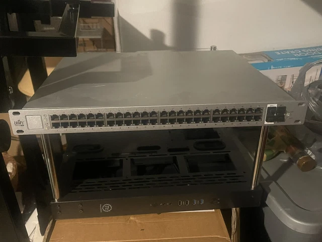 UBIQUITI NETWORKS UNIFI (US-48-500W) 48-Port Rack-Mountable Serial ...