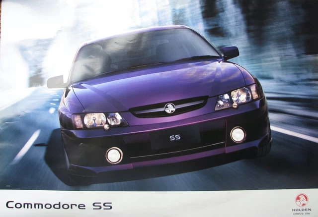 HOLDEN COMMODORE VY SS V8 Showroom Poster See also Brochure listed $18. ...