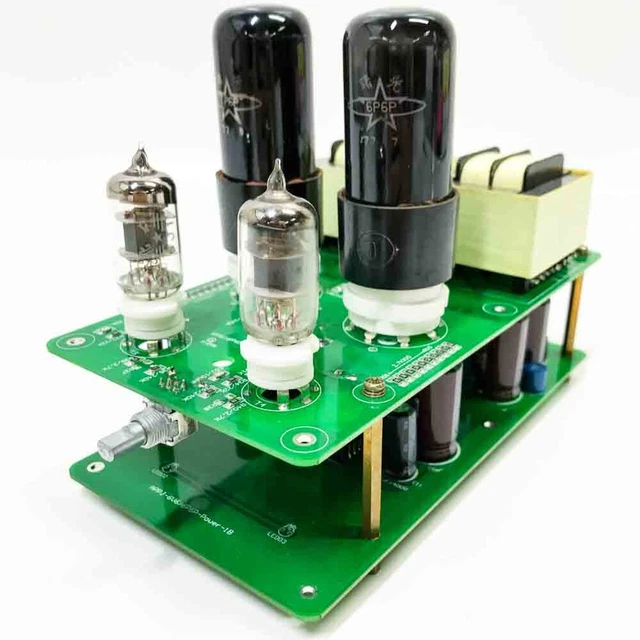 AMPLIFICATEUR À TUBE Nobsound HiFi 6P6P amplificateur à tube de valve stéréo à extrémité unique ...