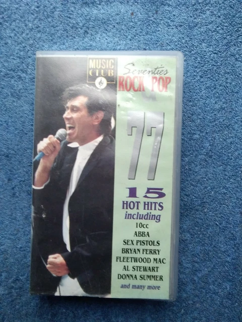 SEVENTIES ROCK AND Pop 1977, 15 Hits, Vhs Video, Freepost £5.99 ...