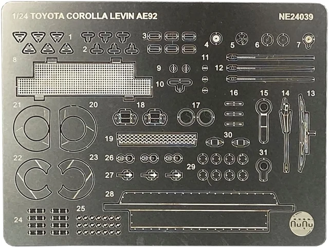 PLATTS/NUNU 1/24 RACING Series Toyota Corolla Levin AE92 1989 JTC SUGO ...