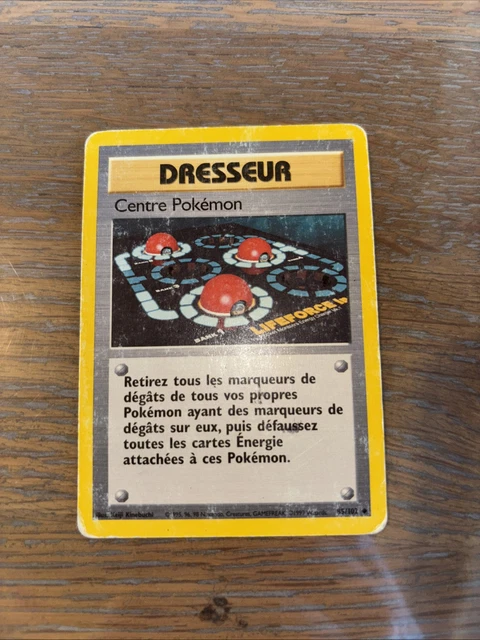 CARTE POKÉMON CENTRE Pokémon 85/102 Edition 1 Ed 1 Set De Base Wizards ...
