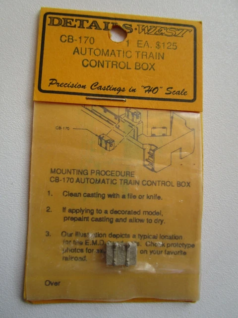 DETAILS WEST HO #170 Control Box for Hood Unit Trains, Automatic ...