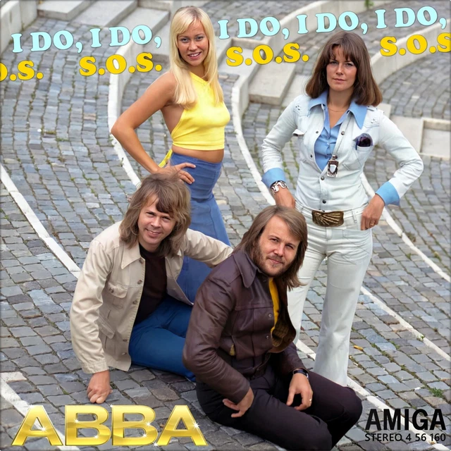 REPRO PHOTO ABBA I Do I Do I Do / SOS S.O.S.AGNETHA AMIGA 7" Single ...