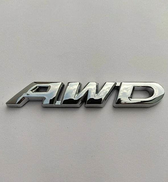 ARGENT CHROME AWD Métal Badge Emblème pour Ford MUSTANG Kuga Galaxy ...