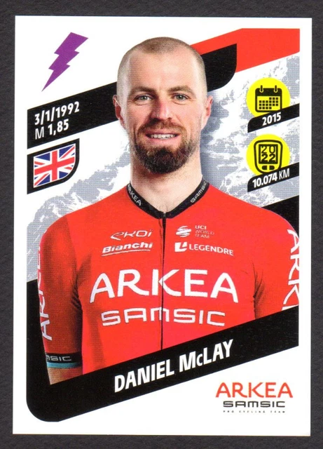 STICKERS PANINI TOUR DE FRANCE 2023 #235 Daniel McLAY EUR 1,00 ...