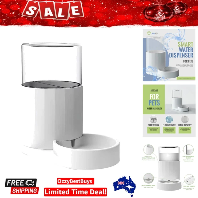 DOG WATER DISPENSER 3L Automatic Pet Water Dispenser, Leak-Proof ...