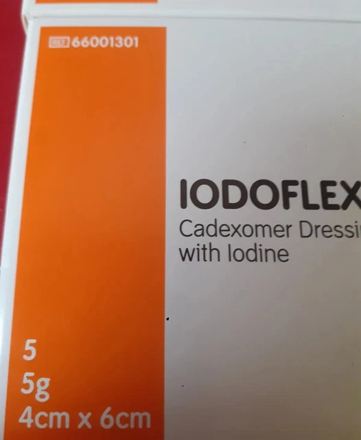 IODOFLEX 5G DRESSINGS Cadexomer dressing with Iodine Wound Healing 1 ...
