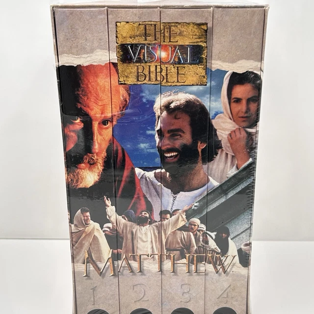 THE VISUAL BIBLE: Matthew (VHS, 1993) 4 Tape Box Set Scriptures -NEW- £ ...