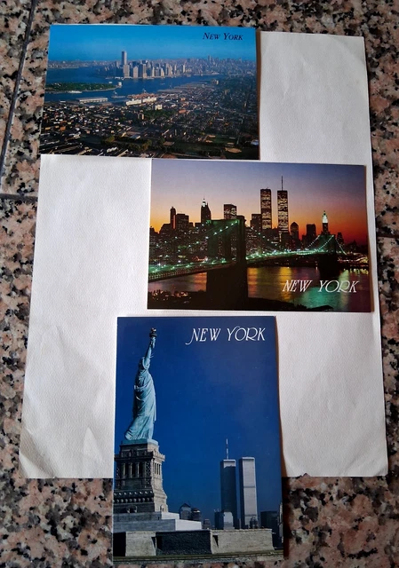 3 AK NEW YORK v. 1995: WORLD TRADE CENTER TWIN TOWERS, STATUE OF ...