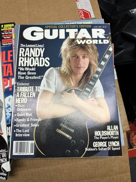 RARE GUITAR WORLD Collectors Edition Magazine Randy Rhoads June 1987 £9 ...