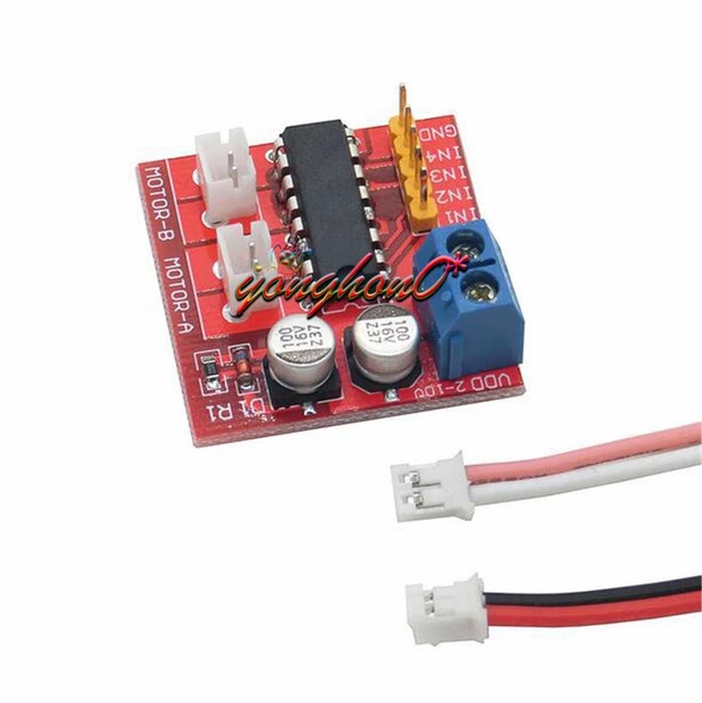 DUAL CHANNEL DC Motor Driver Module Kit Speed Control Beyond 2.5A Mini ...