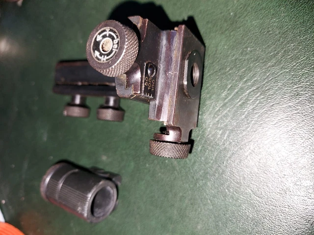 RARE VINTAGE WALTHER diopter set rear and front sight match rifle £129. ...