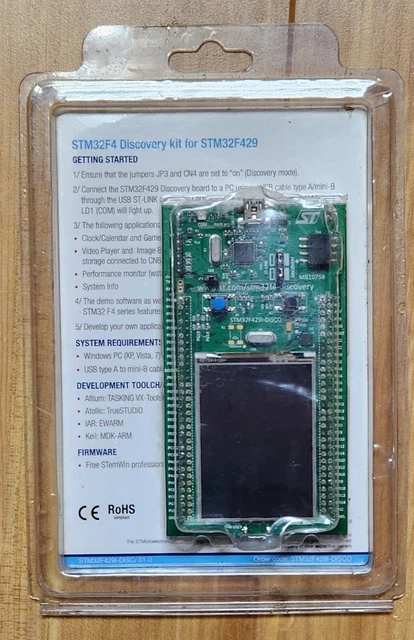 NEW 32F429IDISCOVERY STM32F429I-DISC1 STM32F4 Discovery Kit On-board ST ...