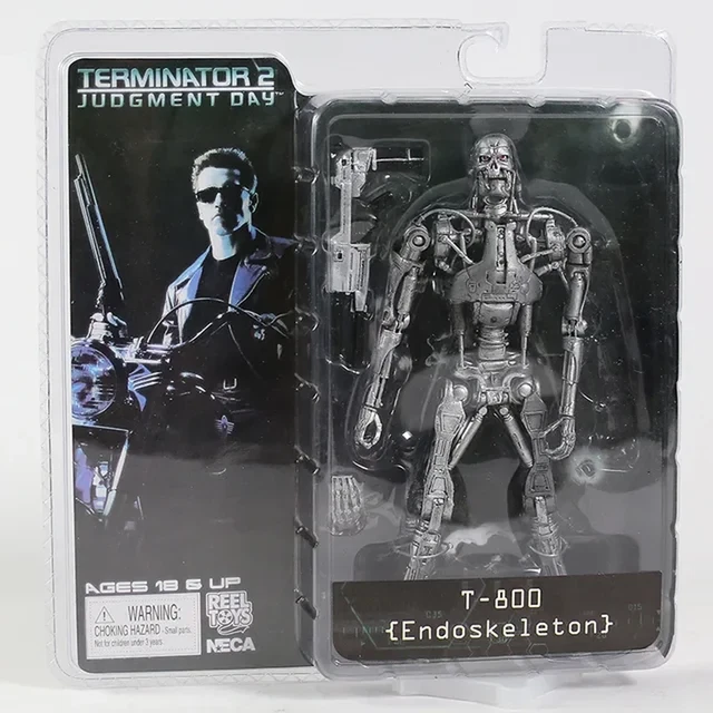 NECA TERMINATOR 2: Judgment Day T-800 Arnold Schwarzenegger PVC Action ...